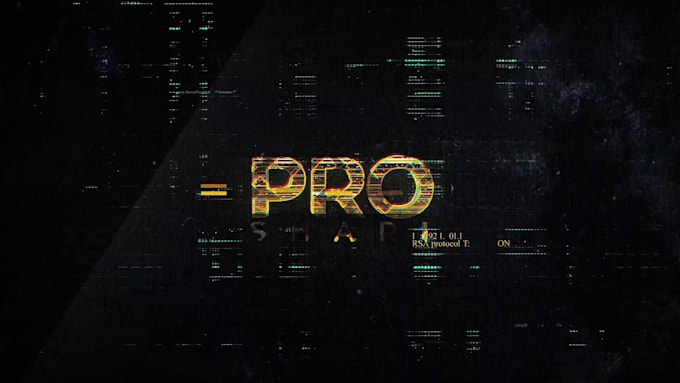 Create glitch logo video intro, cinematic youtube intro by Proshari ...