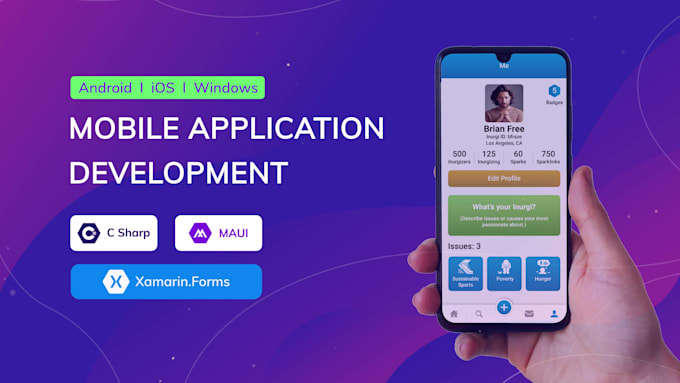 Develop android, ios and windows apps using xamarin forms or maui by Bk_2009 | Fiverr