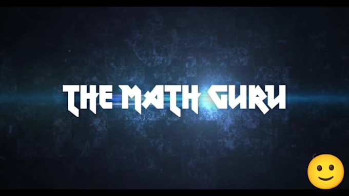 Your only math guru by Nigelgee | Fiverr
