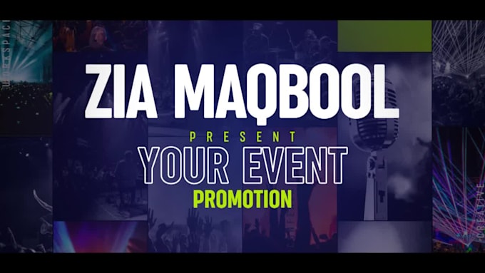 Amazing promotional video for your events by Ziamaqbool | Fiverr