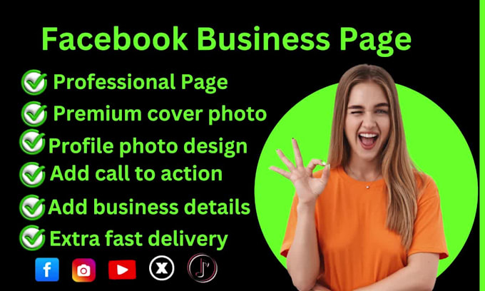 Professional facebook business page create,setup and manage by Sobi_ta | Fiverr