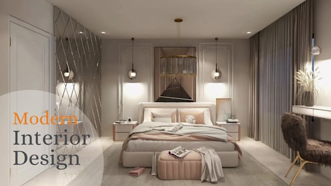 Do interior design your room and do 3d rendering your room by Aimanmujeeb | Fiverr