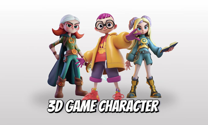 Create 3d modeling character for your game or animation by Sasongkoanis | Fiverr
