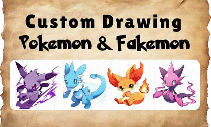 Dibujar fakemon personalizado, arte de pokémon, todas las variantes de ...