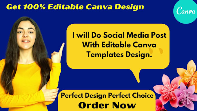 Do social media posts with editable canva templates design by Zannat555 ...