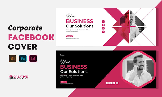 Create a professional facebook cover design by Liconpixel | Fiverr