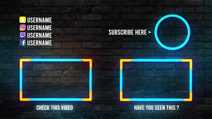 Do one of 4 best youtube outro 2020 by Lunatics