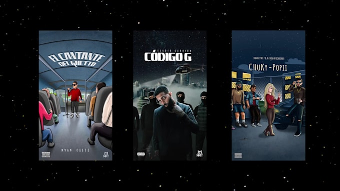 Design your cover and add motion graphics by Ralfinjm | Fiverr