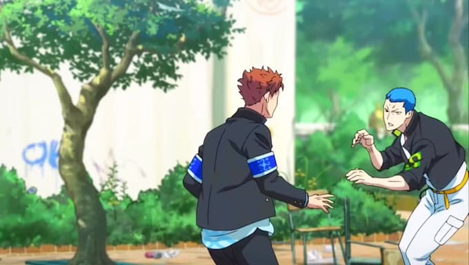 Do 2d anime fighting, anime animation, japanese anime style, 2d ...