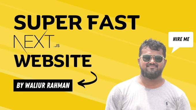 Build a 5 page portfolio website with nextjs by Walibd1 | Fiverr