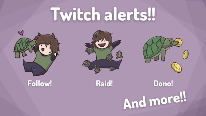Make you fun and cute alerts for your stream by Rexmin203 | Fiverr