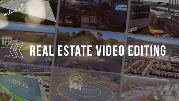 Real estate video editing, home tours in 24 hours by Manavkeriwala | Fiverr