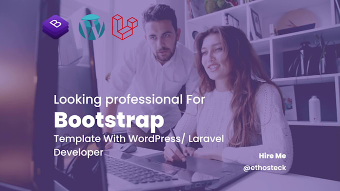 Convert figma xd psd to html bootstrap responsive website by Ethosteck | Fiverr