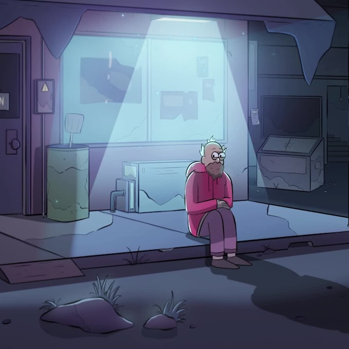 Make a 2d background scene for animation fast by Zamiranimations | Fiverr