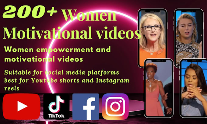 Create women motivational instagram reels and youtube shorts by Vinayachavhan | Fiverr