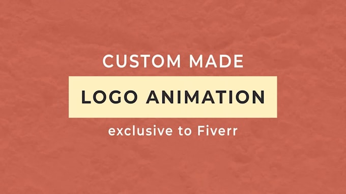 Create a simple logo animation by Kizima27 | Fiverr