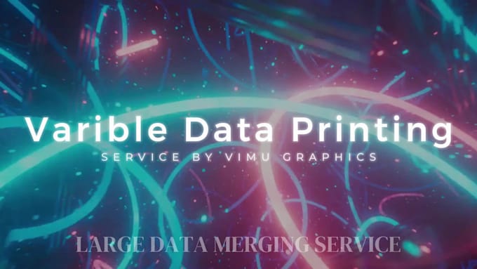 Do variable data printing jobs in adobe indesign by Vimu_graphics | Fiverr