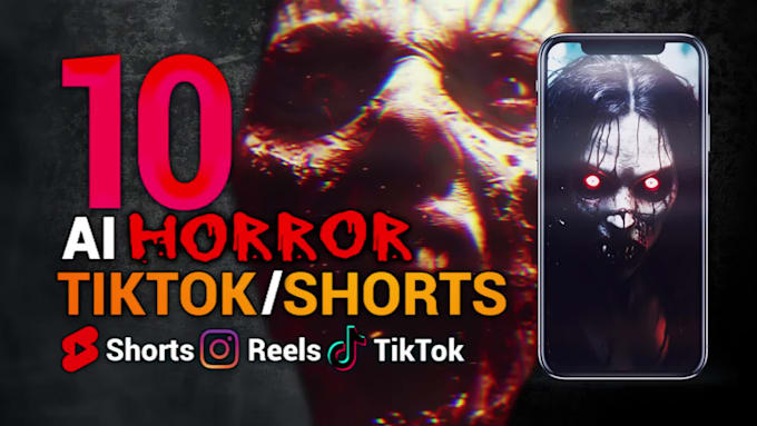 Create ai horror youtube shorts tiktok scary videos by Wilburminay | Fiverr