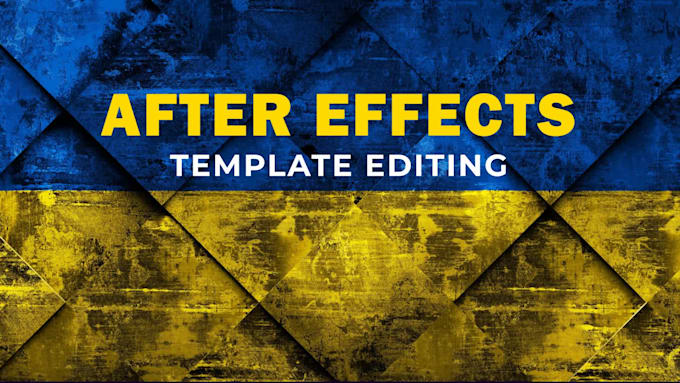 Edit after effects template or make a custom animation by Darkness222 ...