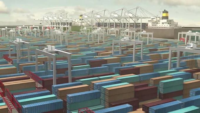 Create 3d industrial animation, 3d technical factory cgi 3d industrial ...