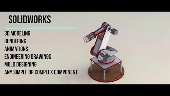 Create any 3d cad model and product design using solidworks by ...