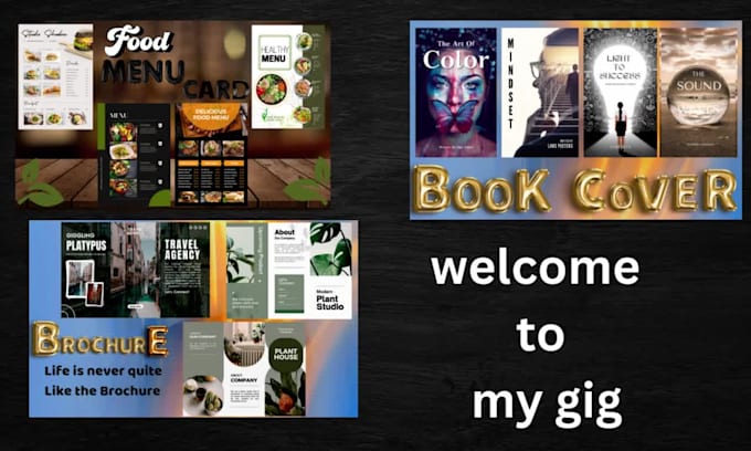 Design restaurant menu, book cover, brochure by Fatematuzjase | Fiverr