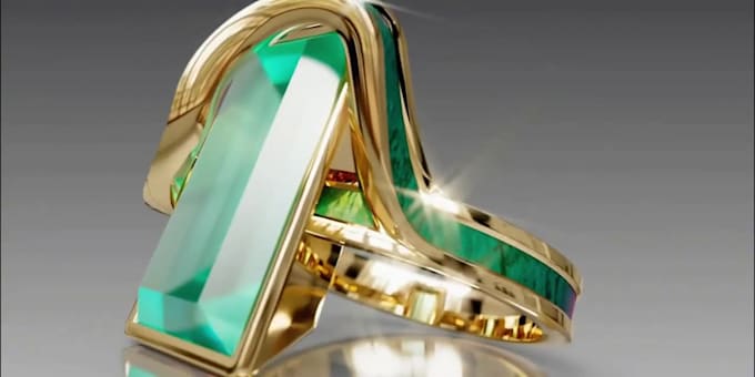 Do realistic 3d jewelry modeling, cgi jewelry animation, 3d jewelry ...