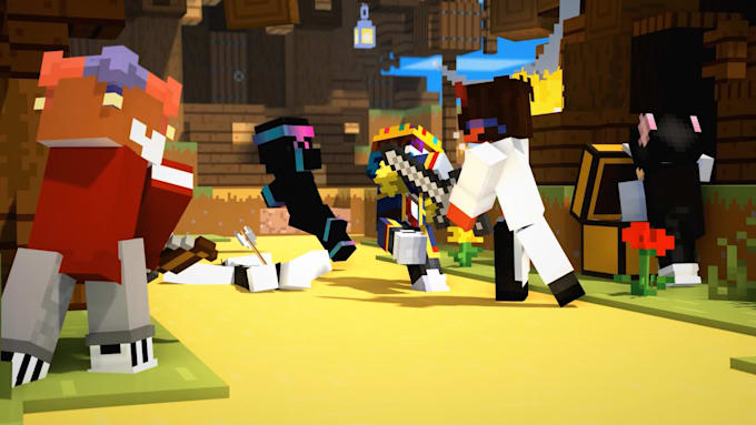 Create a professional minecraft 3d animation for you by Invixedits | Fiverr