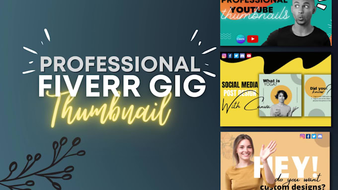 Create your fiverr gig thumbnail image by Diboooo | Fiverr