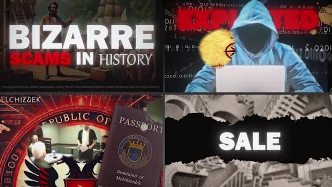 Create epic magnates media style youtube documentaries by ...