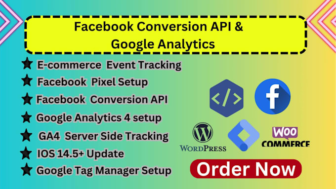Setup facebook conversion api, ga4 server side tracking, ecommerce tracking by Jayed2001 | Fiverr