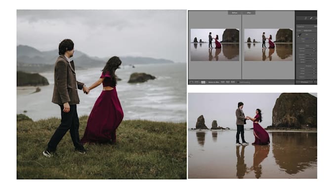 Cull,edit,batch your wedding and event photos in lightroom by Farjanahosen | Fiverr