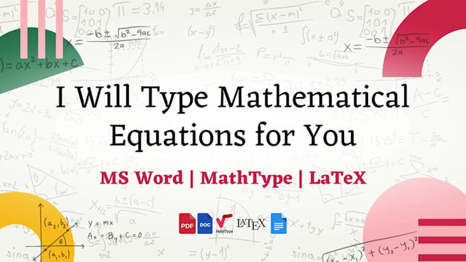 Draw maths illustrations, figures, and type mathematics equations by ...