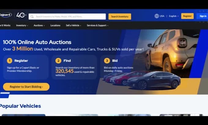 Build a winning auction website for your bidding business by Webpro423 | Fiverr