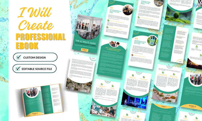 Create ebook pdf, workbook, lead magnet and canva design by Fjstudio ...