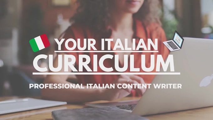 Write your modern italian resume in 48h by Elisa_sct | Fiverr