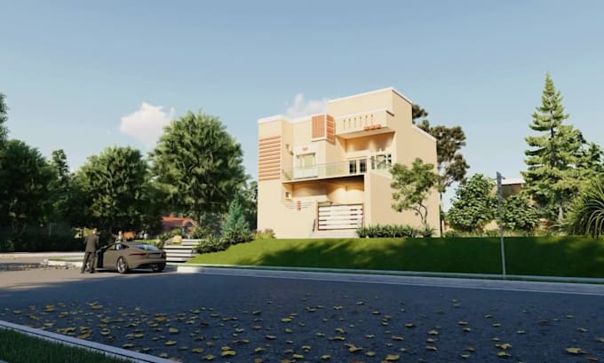 Do stunning bim architectural revit lumion rendering by Mr_graphics364 | Fiverr