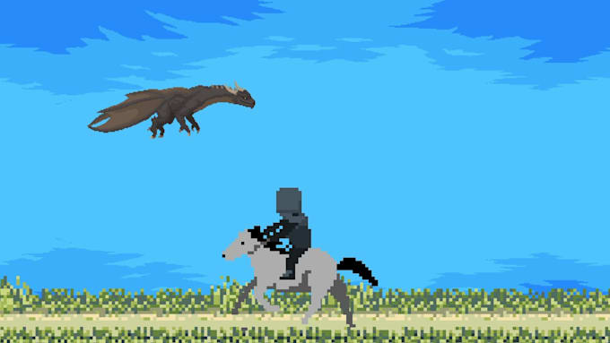 Create your pixel art animation intro by Azwaryoga | Fiverr