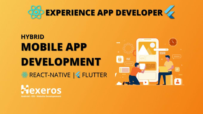 Do flutter and react native mobile app development by Hexeros | Fiverr