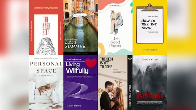 Design you an attractive book cover by Designedbydevin | Fiverr