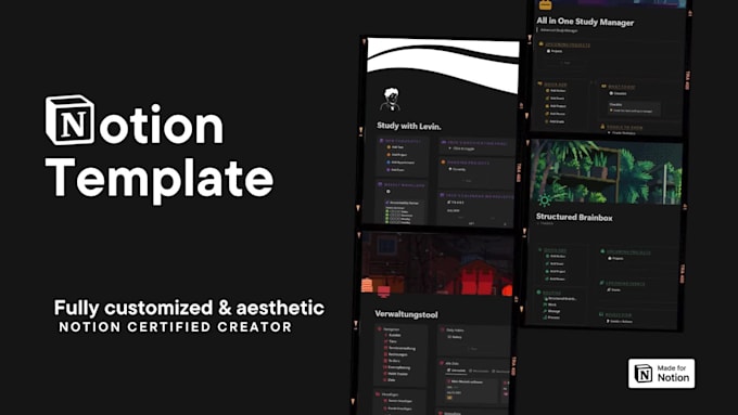 Create customized, aesthetic and advanced notion templates by ...