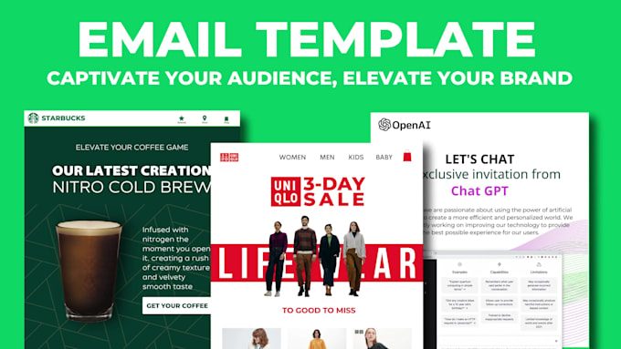 Design your email template by Ms_jem | Fiverr