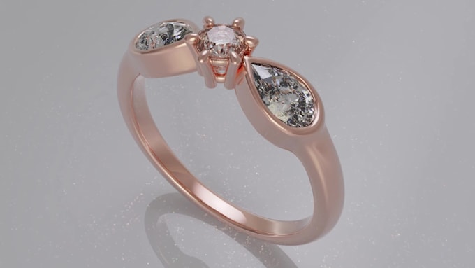 Design 3d printable jewelry pieces and rendered models by Ag3nt471 | Fiverr