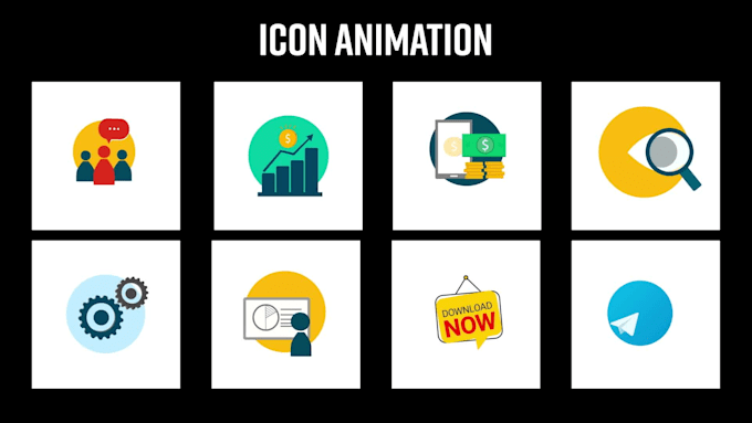 Do animated gif for icon, logo, ads, banner and illustration by Kinetic ...