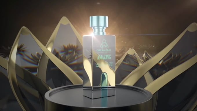 Do 3d perfume animation 3d fragrance animation 3d rendering by ...