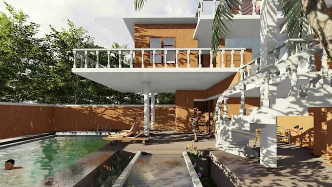 Do 3d architectural rendering, amination, walkthrough video by Aranis2 | Fiverr