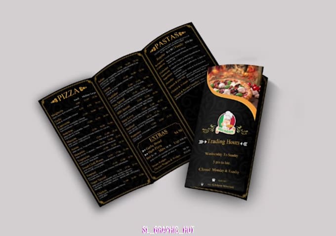 Eye catching restaurant menu, food menu design in 12 hours by Sl ...