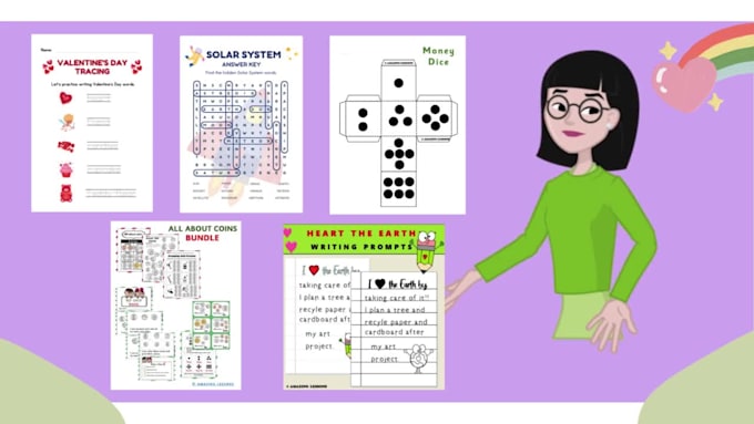 Design engaging and customized worksheets for kids by Emily_nguyenn ...