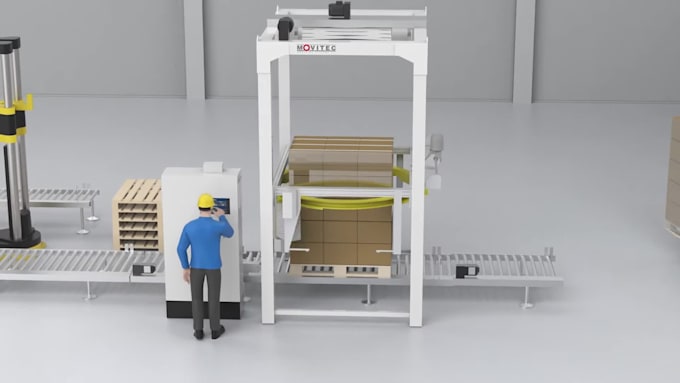 Create 3d industrial technical animation 3d machinery animation ...