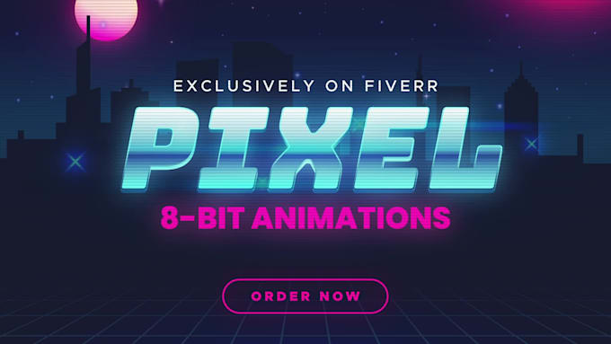Craft stunning 8bit pixel art animations by Visimatic | Fiverr